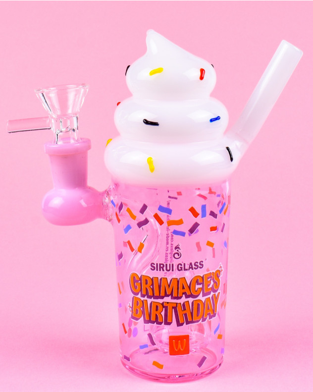 Birthday Milkshake Cup Bong - Pink -SmokeDay