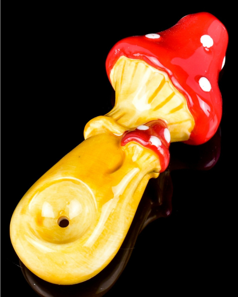 The Magic Mushroom Ceramic Hand Pipe -SmokeDay