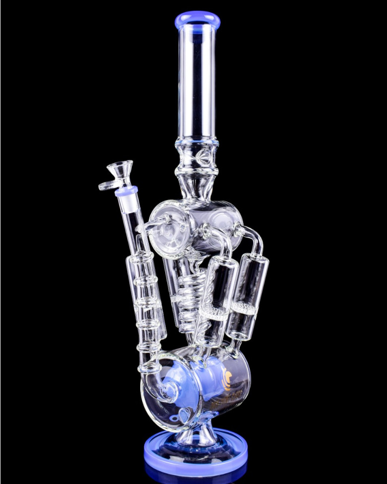 The Tetra - High Point Glass - 18" Barrel Perc And Quad Honeycomb Bong ...