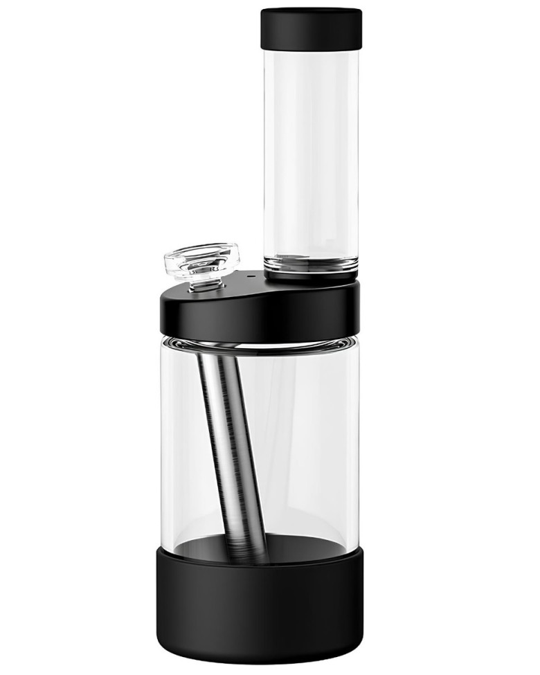 Honest Capsule Water Pipe - Black -SmokeDay