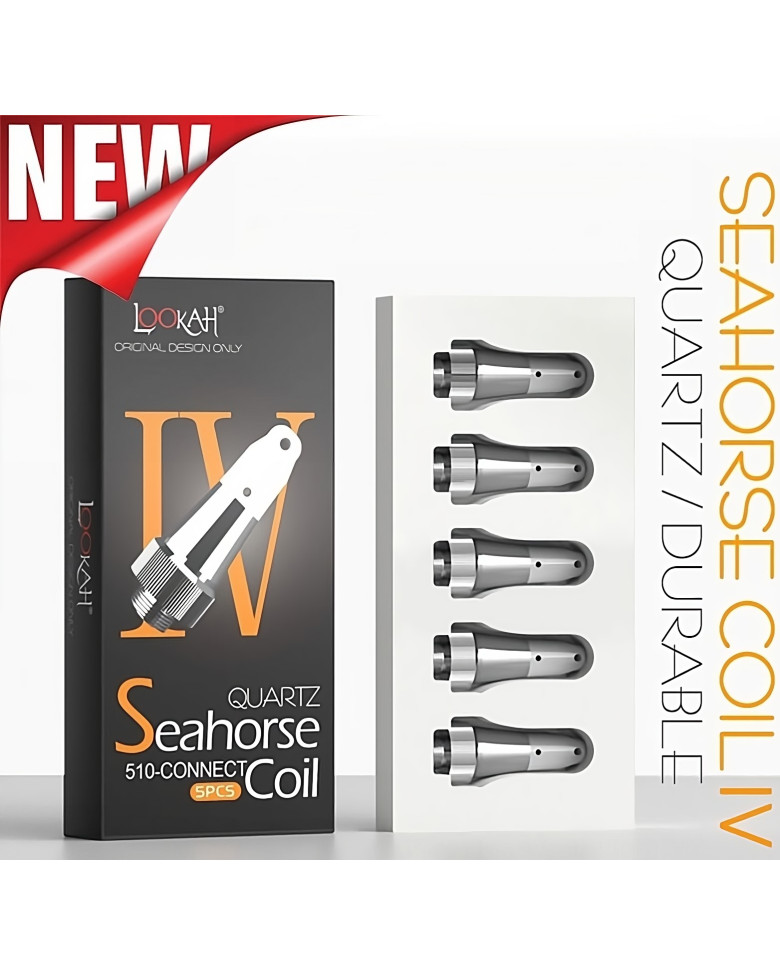 Lookah Seahorse Quartz Coil IV | $29.99 | Free Shipping -SmokeDay