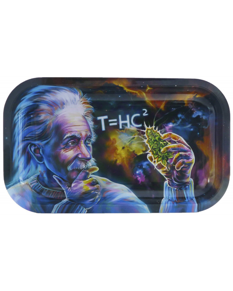 V Syndicate® - T=HC2 Einstein Black Hole Metal Rollin' Tray -SmokeDay