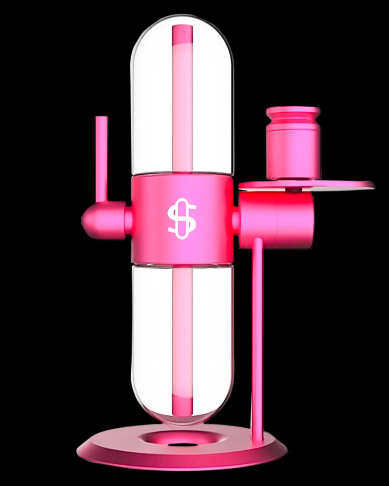 Stundenglass Gravity Bong Infuser (Pink) -SmokeDay