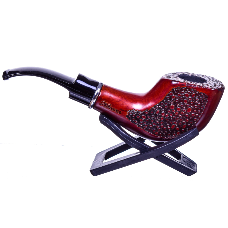6" Fancy Wooden Pipe - Nirvana Series Carved Rigged -The Greatest ...
