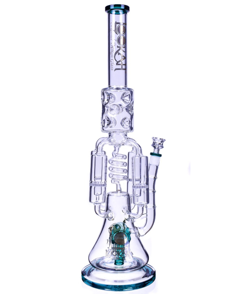 Strange Smoke - 20" Lookah® Running On 'Shrooms Glass Water Pipe Bong ...