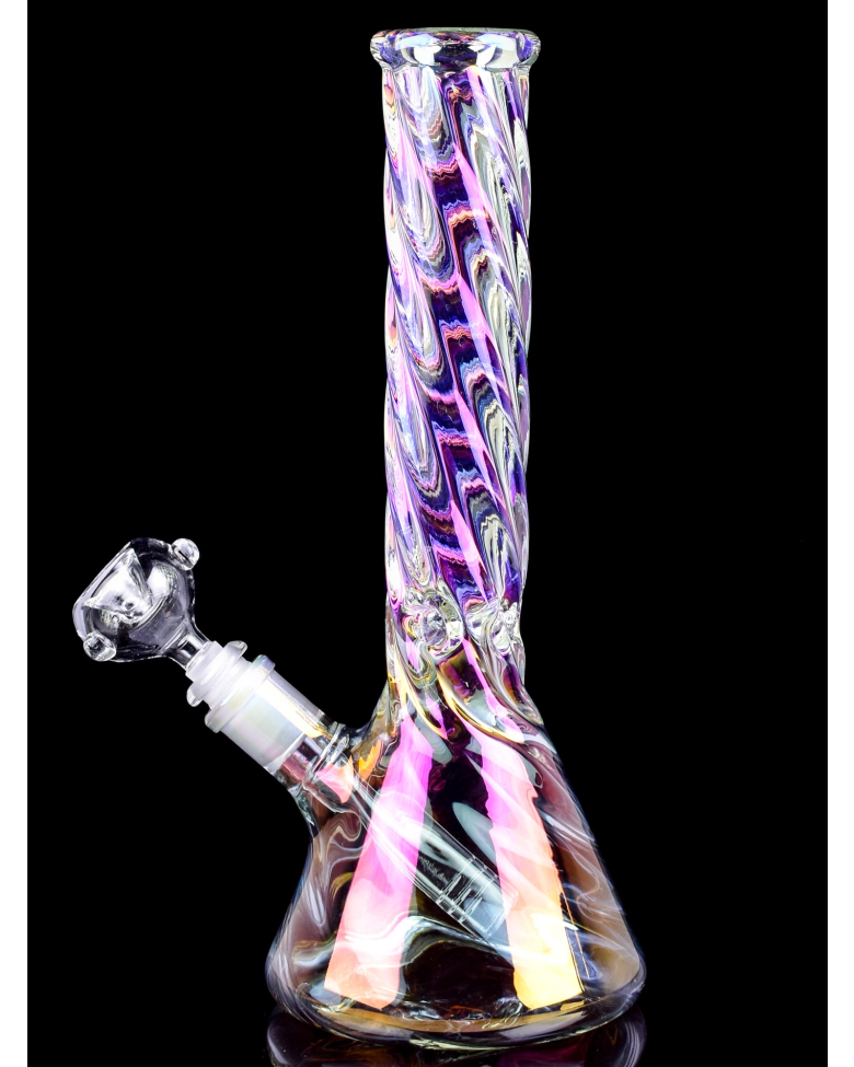 Baby Smoker's Tornado - 12" Chameleon Thick Heavy Beaker Base Bong ...