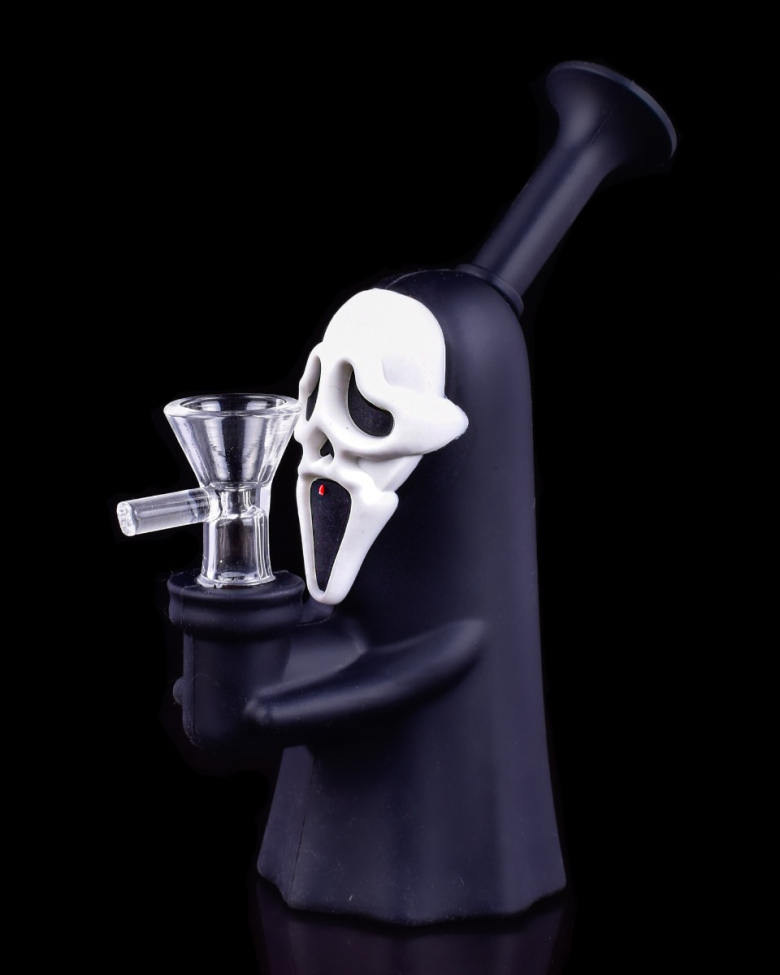 Phantom Puff - Silicone Skull Bong -SmokeDay